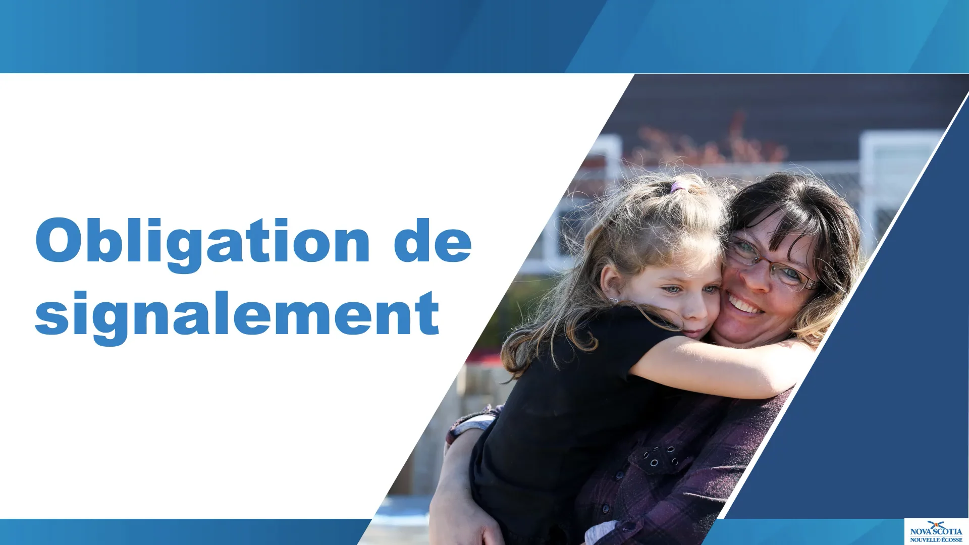Nouvelle Ecosse Bien-être de L'Enfant et de la Famille - Obligation de ...