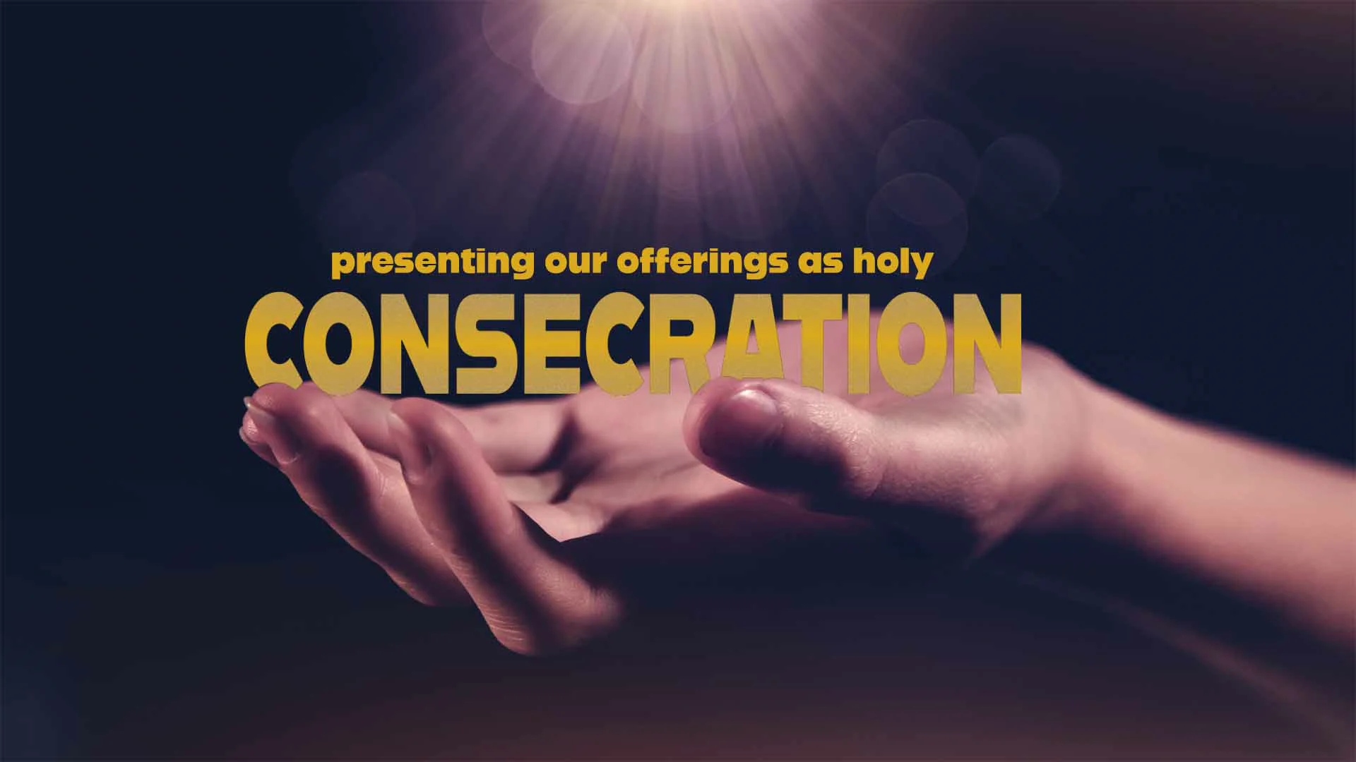 November 5, 2023 | "Consecration Sunday" | Pastor Bob Haley on Vimeo