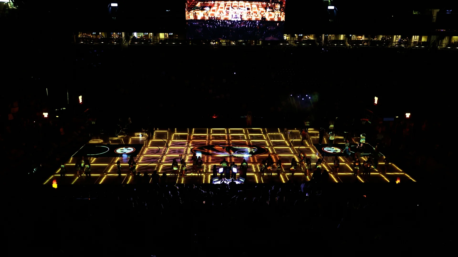 Mizzou Basketball Court Projection Mapping