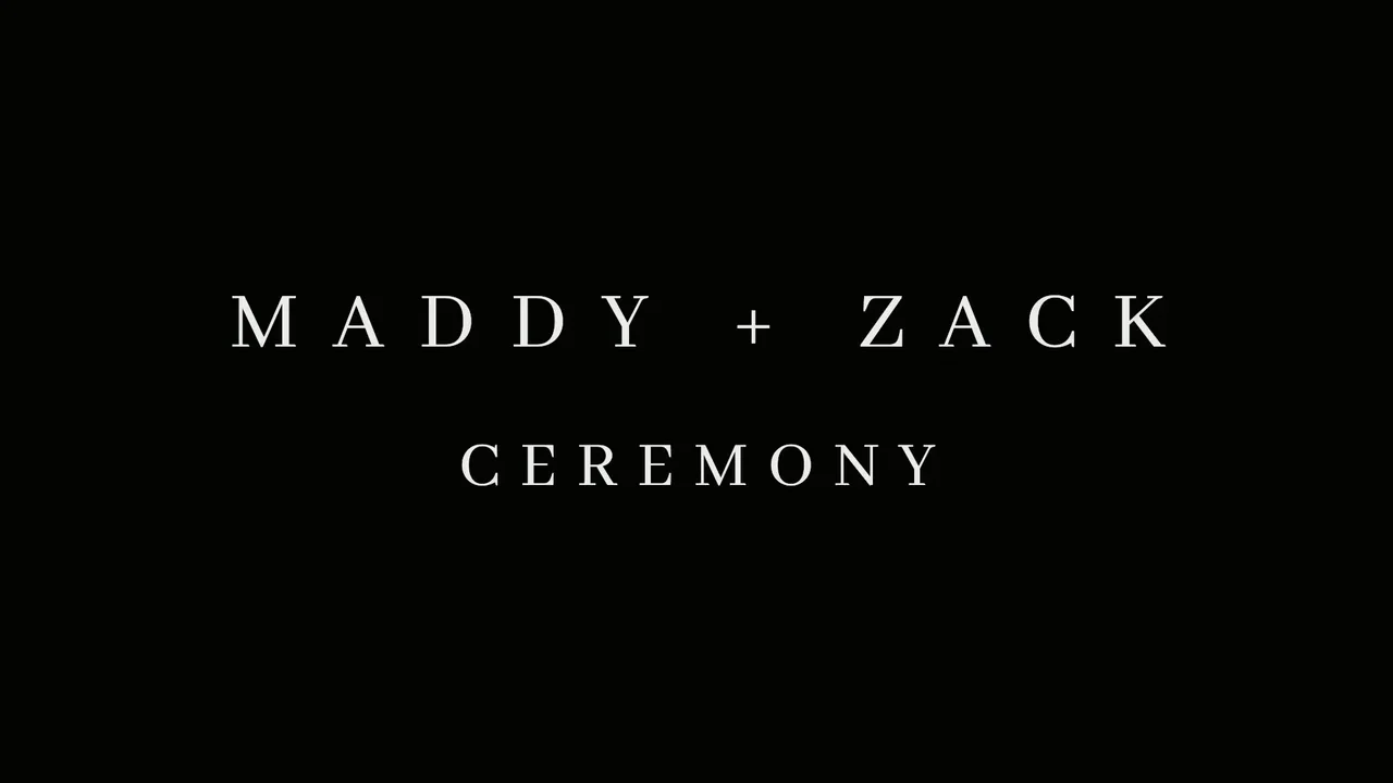 Maddy + Zack | The Ceremony on Vimeo