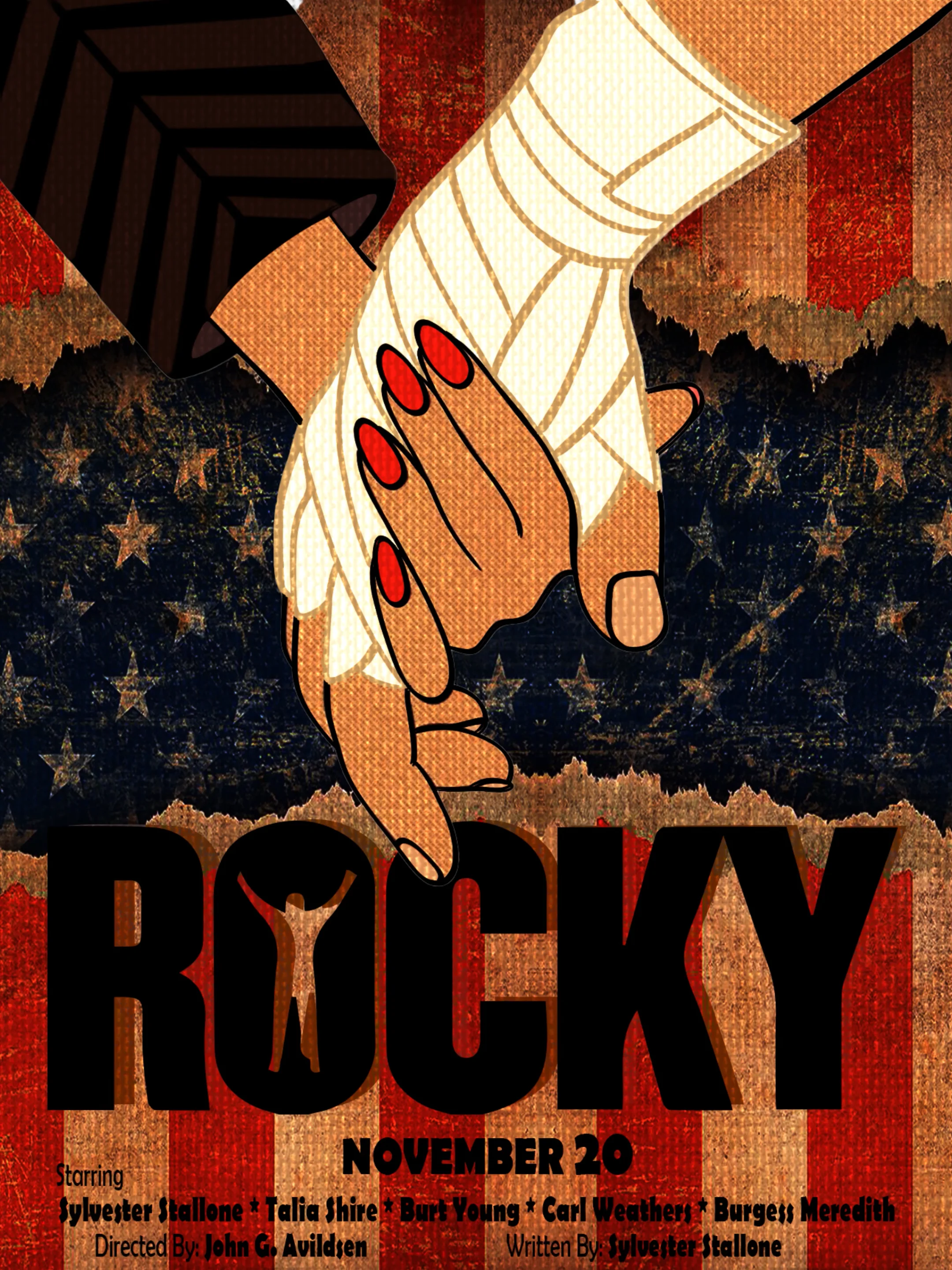 Animated Movie Poster of Rocky on Vimeo