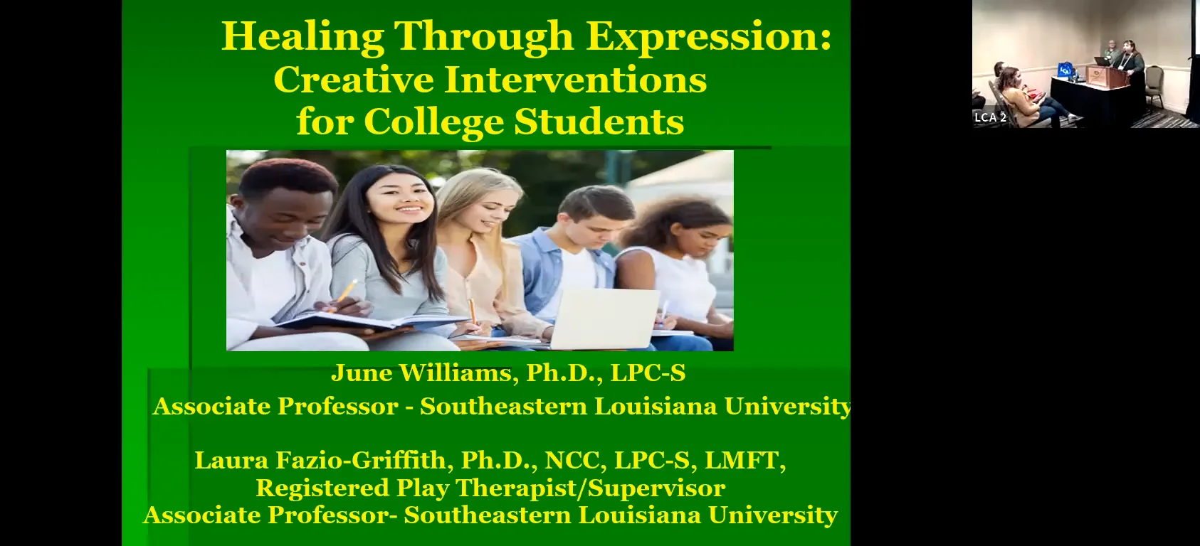 57. Healing Through Expression: Creative Interventions for College ...
