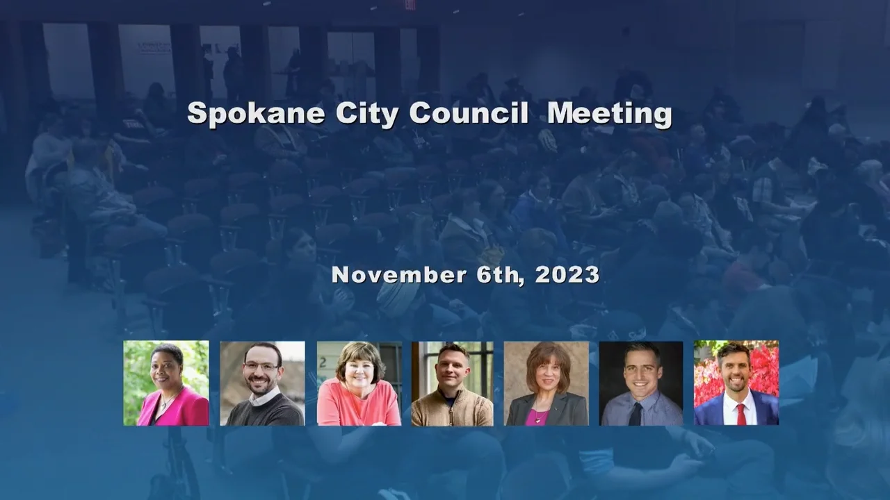 November 6th, 2023 Spokane City Council Meeting