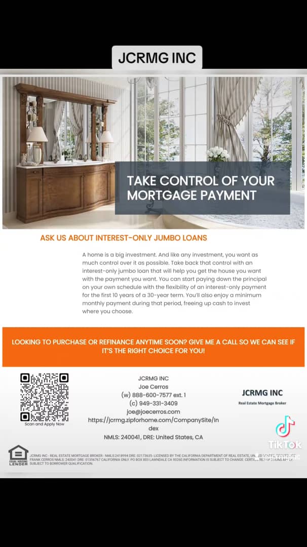 I'm Joe Frank Cerros from JCRMG INC Mortgage. For years, we've helped ...