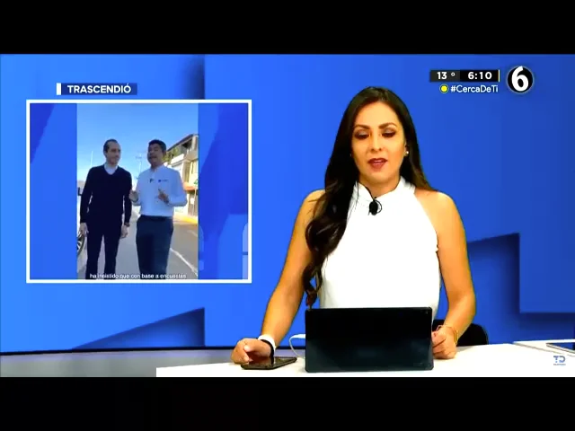 Telediario con Alberto Rueda y Gaby Tamez. Seccion Trascendio ...