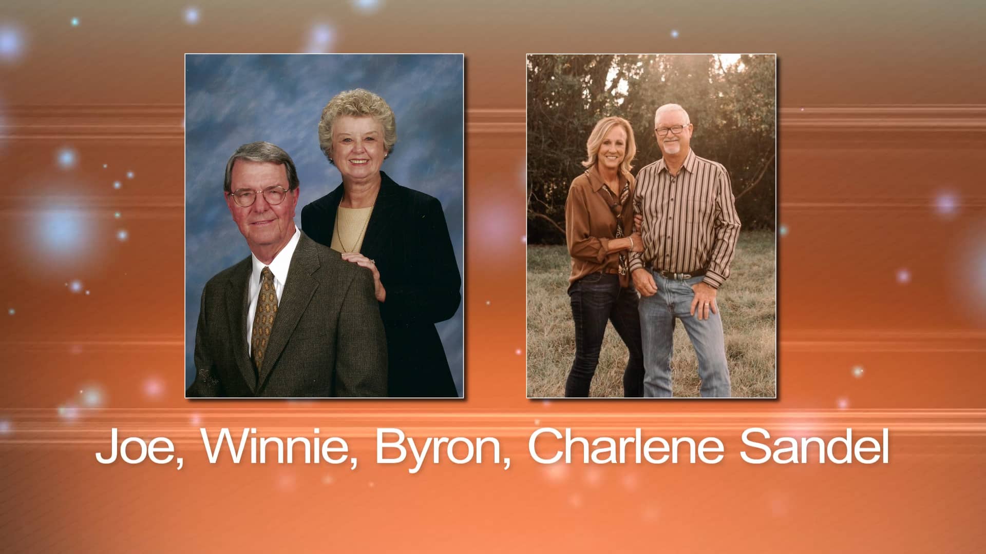 Joe ('56), Winnie ('56), Byron ('82) and Charlene ('83) Sandel on Vimeo