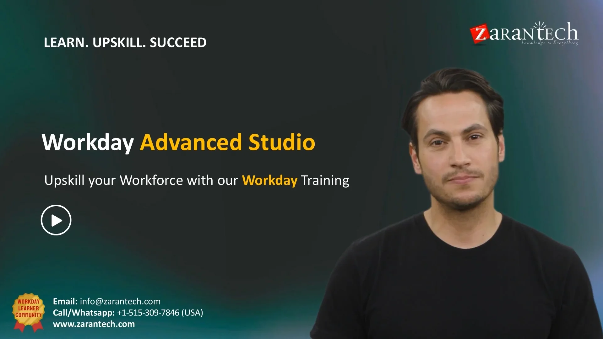 Promo Video - Workday Advanced Studio Training on Vimeo