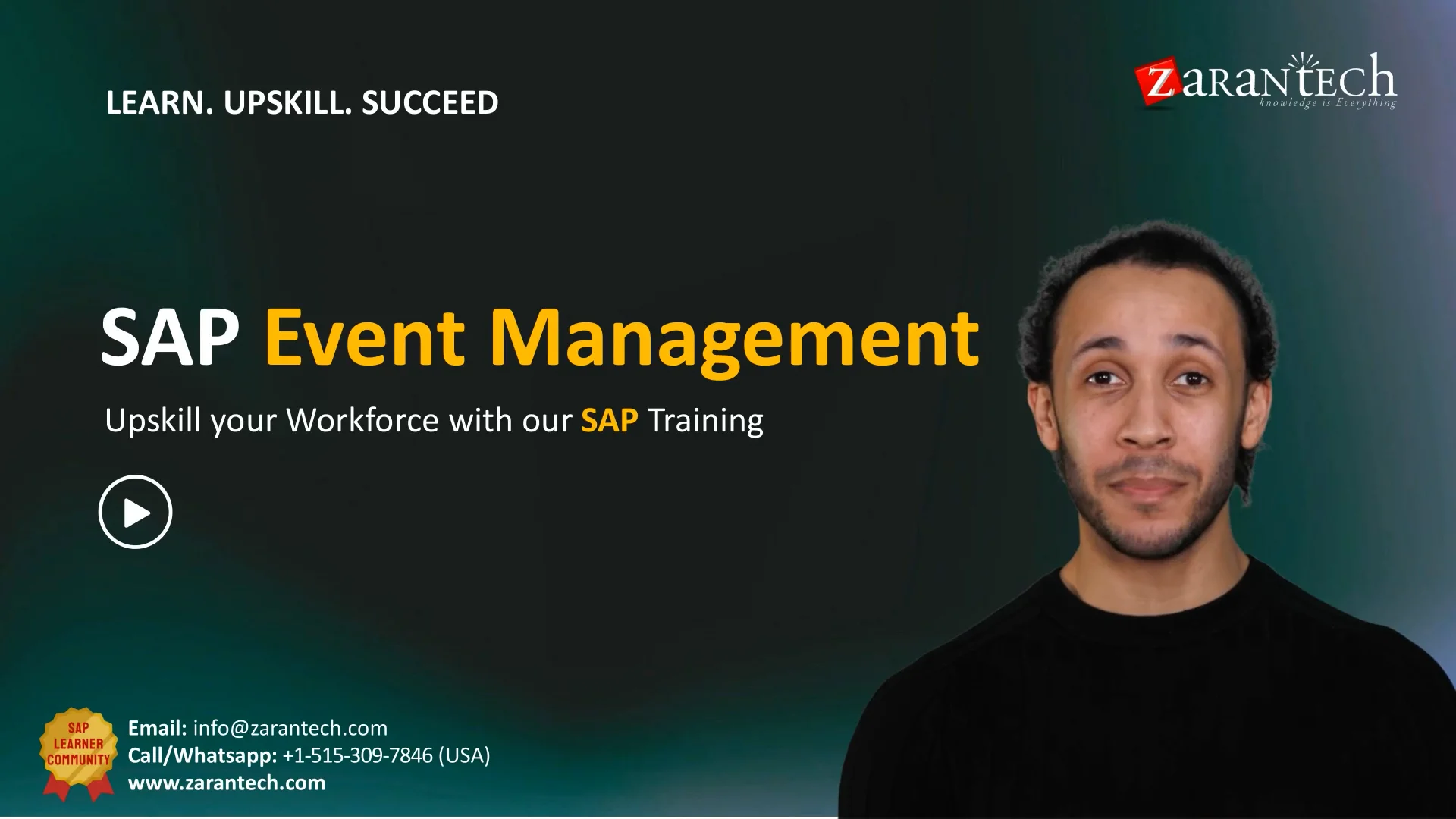 Promo Video - SAP Event Management Training on Vimeo