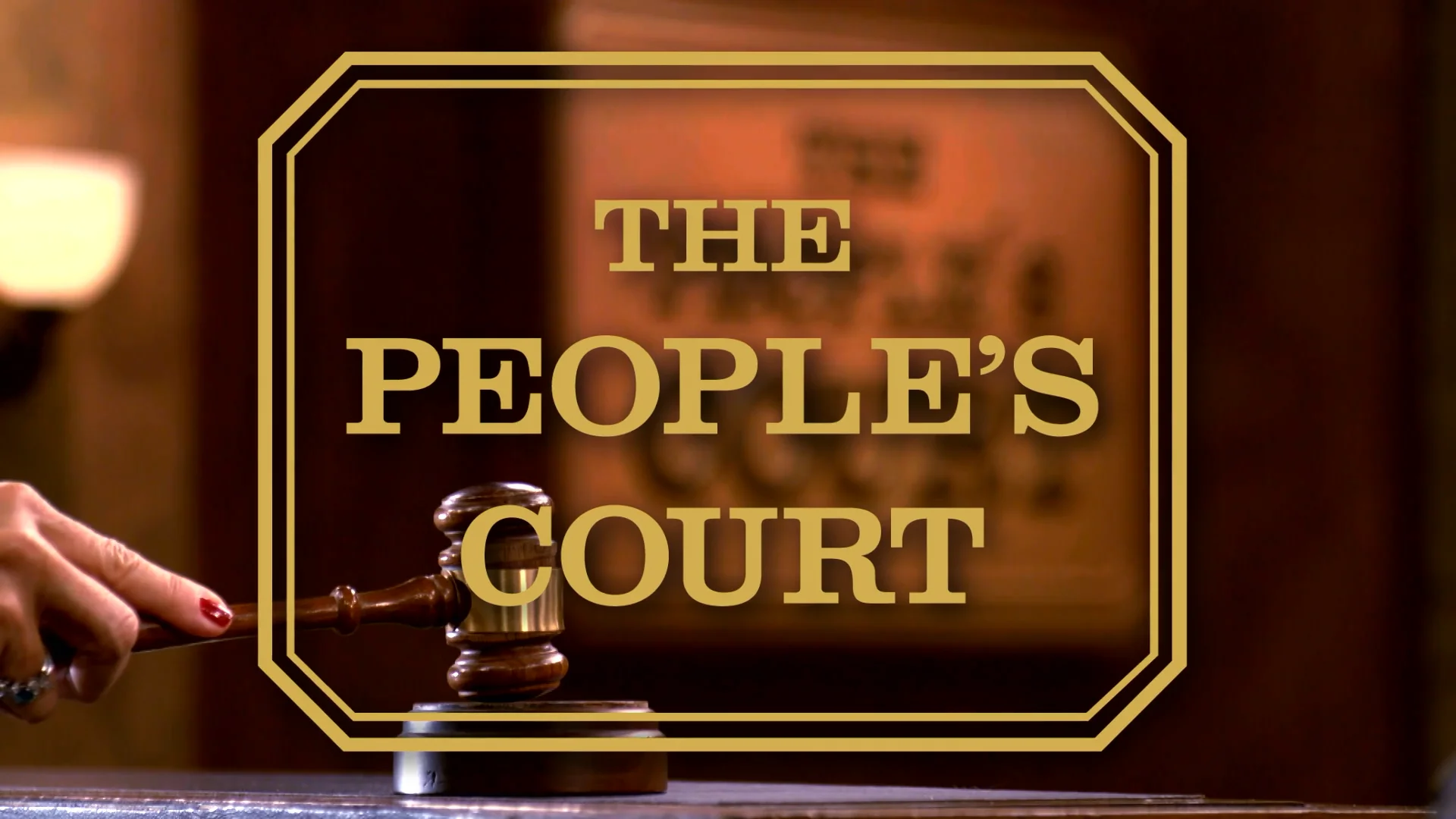PEOPLE'S COURT "Rough Justice" Generic Image Promo Campaign - Peoples ...