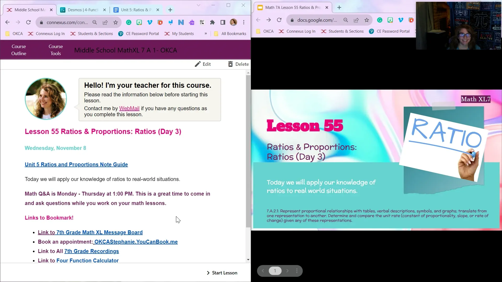 Math XL 7A Lesson 55 Ratios & Proportions: Ratio (Day 3) on Vimeo