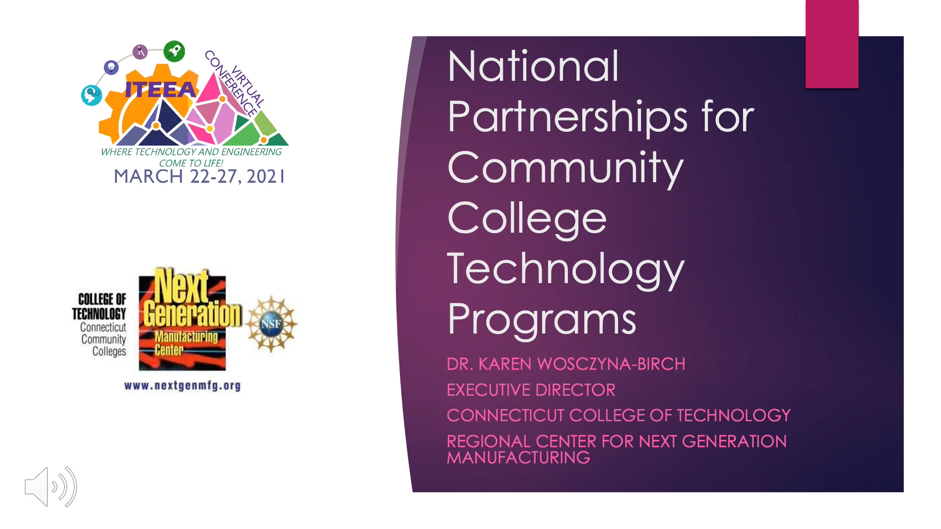 National Partnerships for Community College Technology Programs on Vimeo