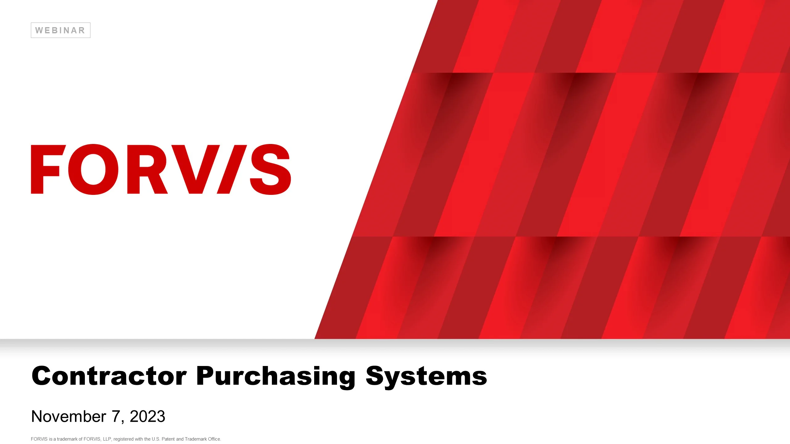 Preparing for Contractor Purchasing System Reviews on Vimeo