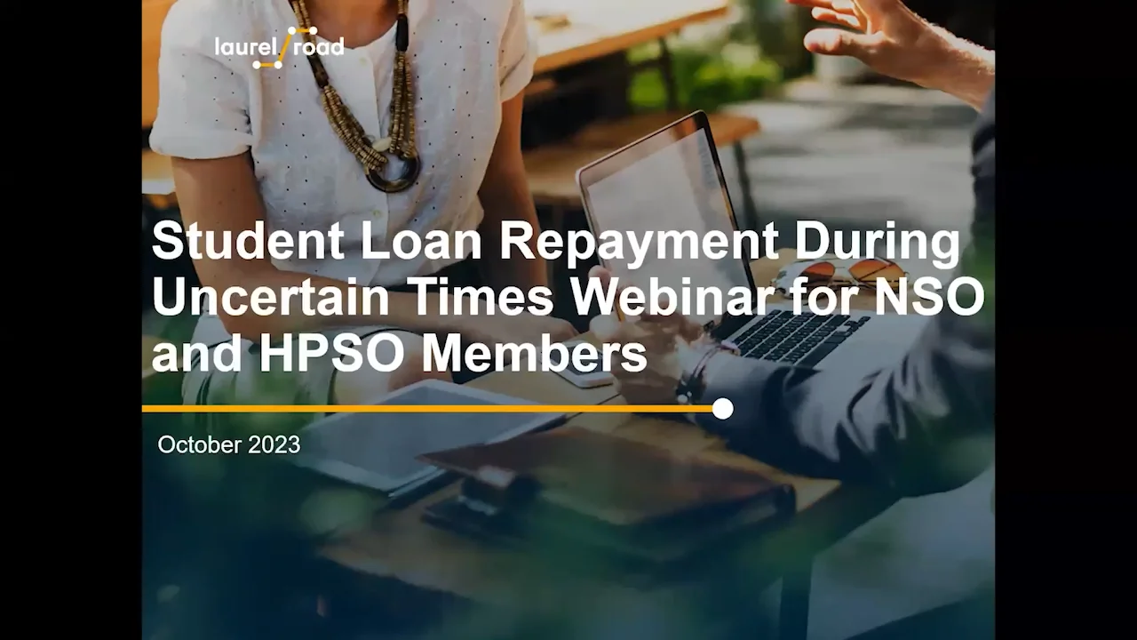 Student Loan Repayment Webinar on Vimeo