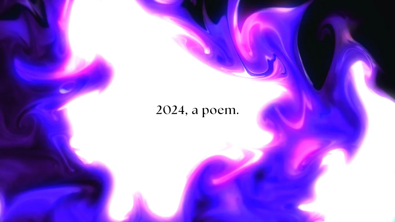 2024, a poem on Vimeo