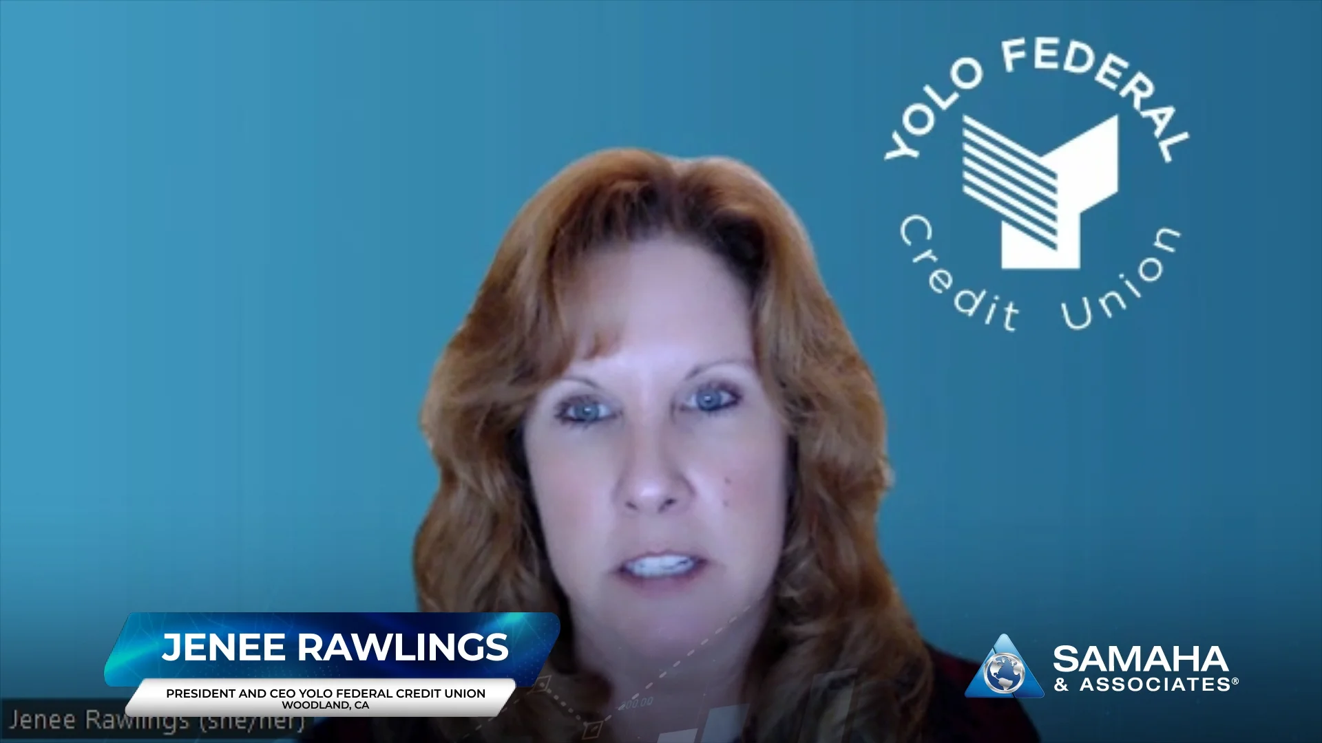 Jenee Rawlings, President and CEO Yolo Federal Credit Union on Vimeo