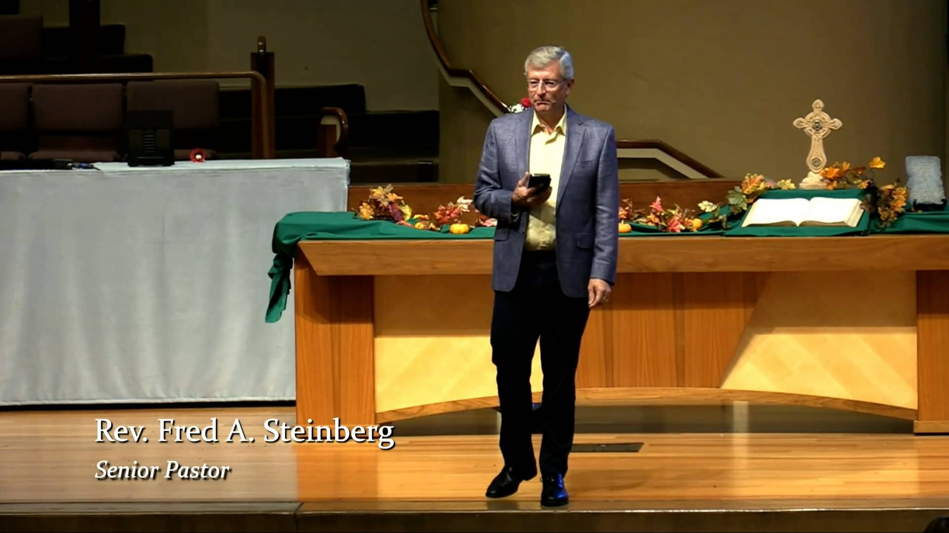 10/29/2023 - Written in Stone: A Name Above All Names (9:30) Rev. Fred ...