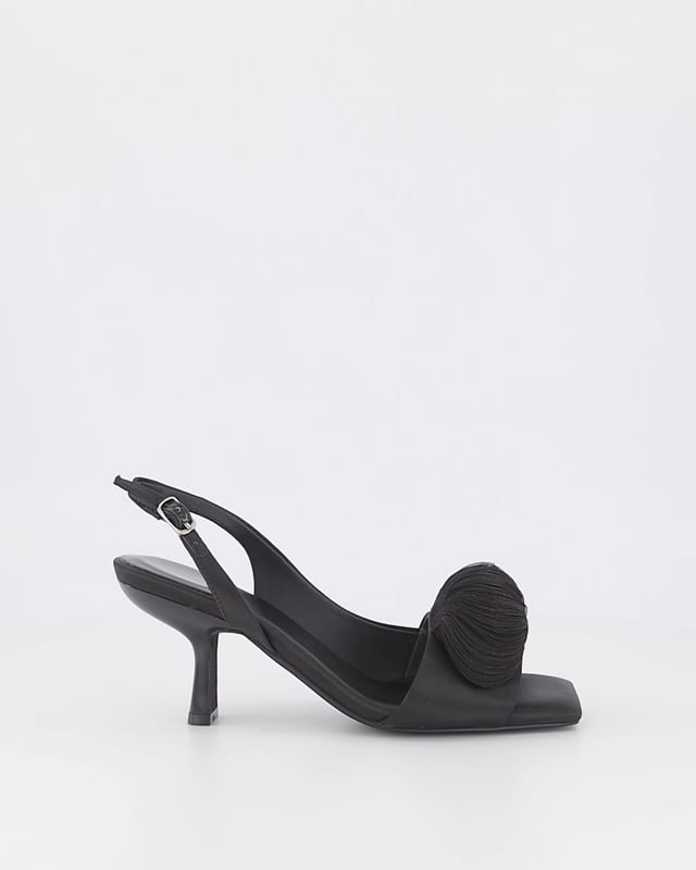 Buy DUFFY Black Satin heels Online at Shoe Connection