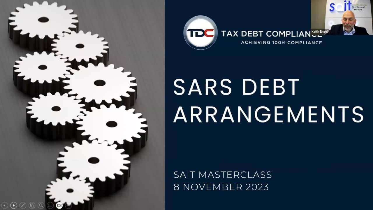 Masterclass - Masterclass - SARS debt arrangements editted on Vimeo