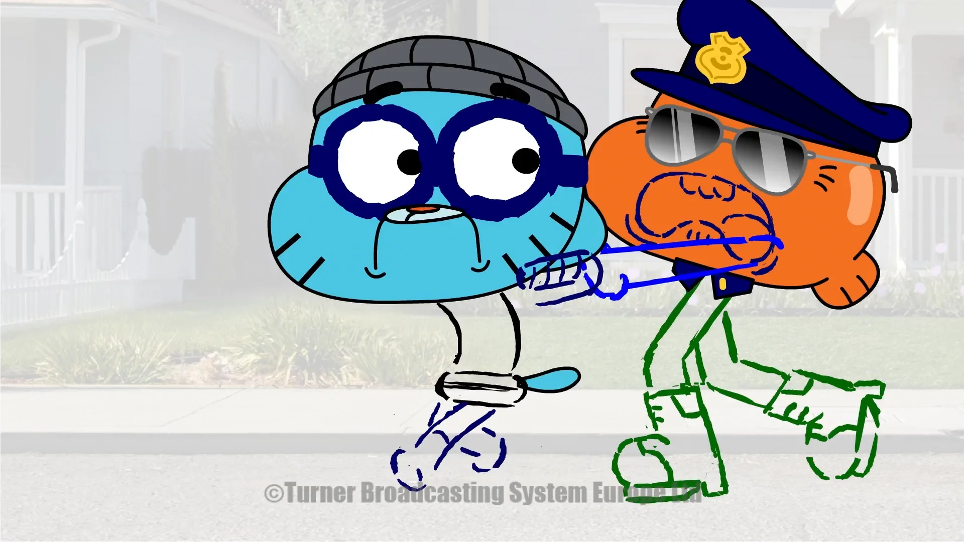 Gumball - The Sale: Police brutality (rough animation) on Vimeo