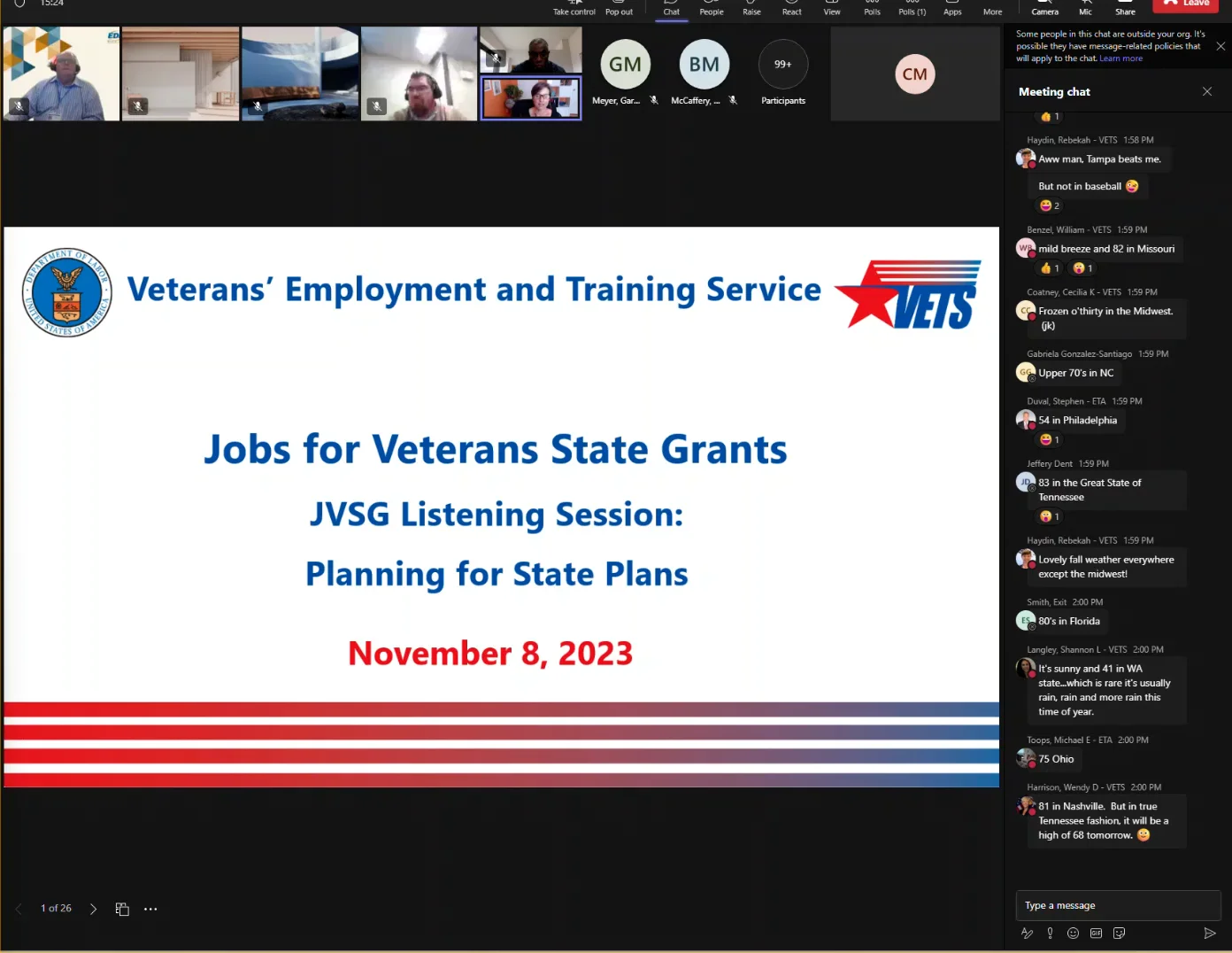 JVSG Listening Session: Planning for State Plans 20231108 on Vimeo