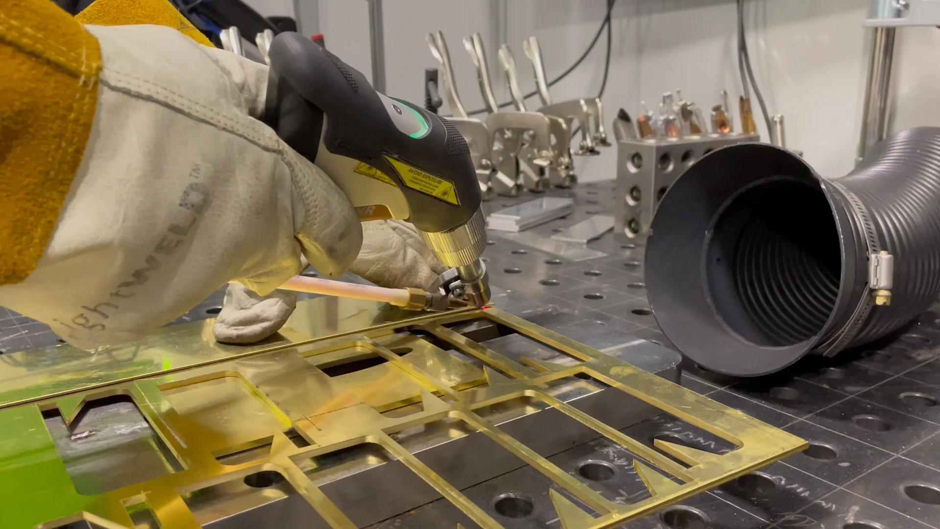 Brass Welding with LightWELD 1500 XR on Vimeo