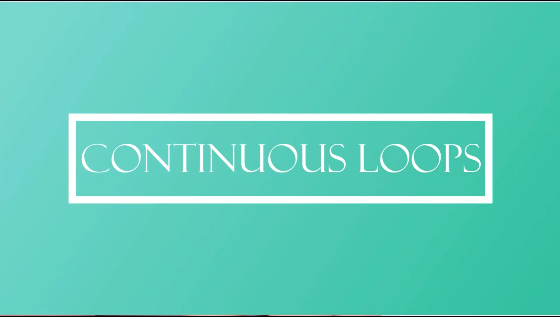 Continuous Loops - French beading techniques