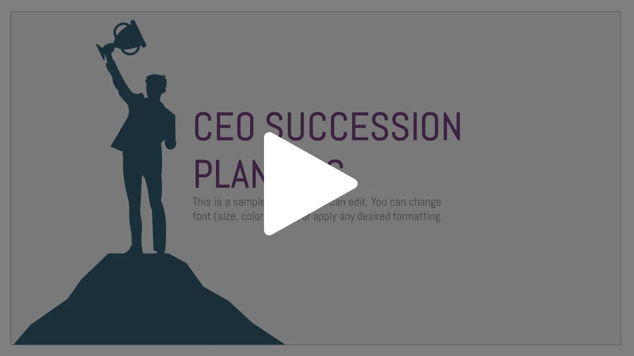 CEO Succession Planning Animated Presentation - SketchBubble