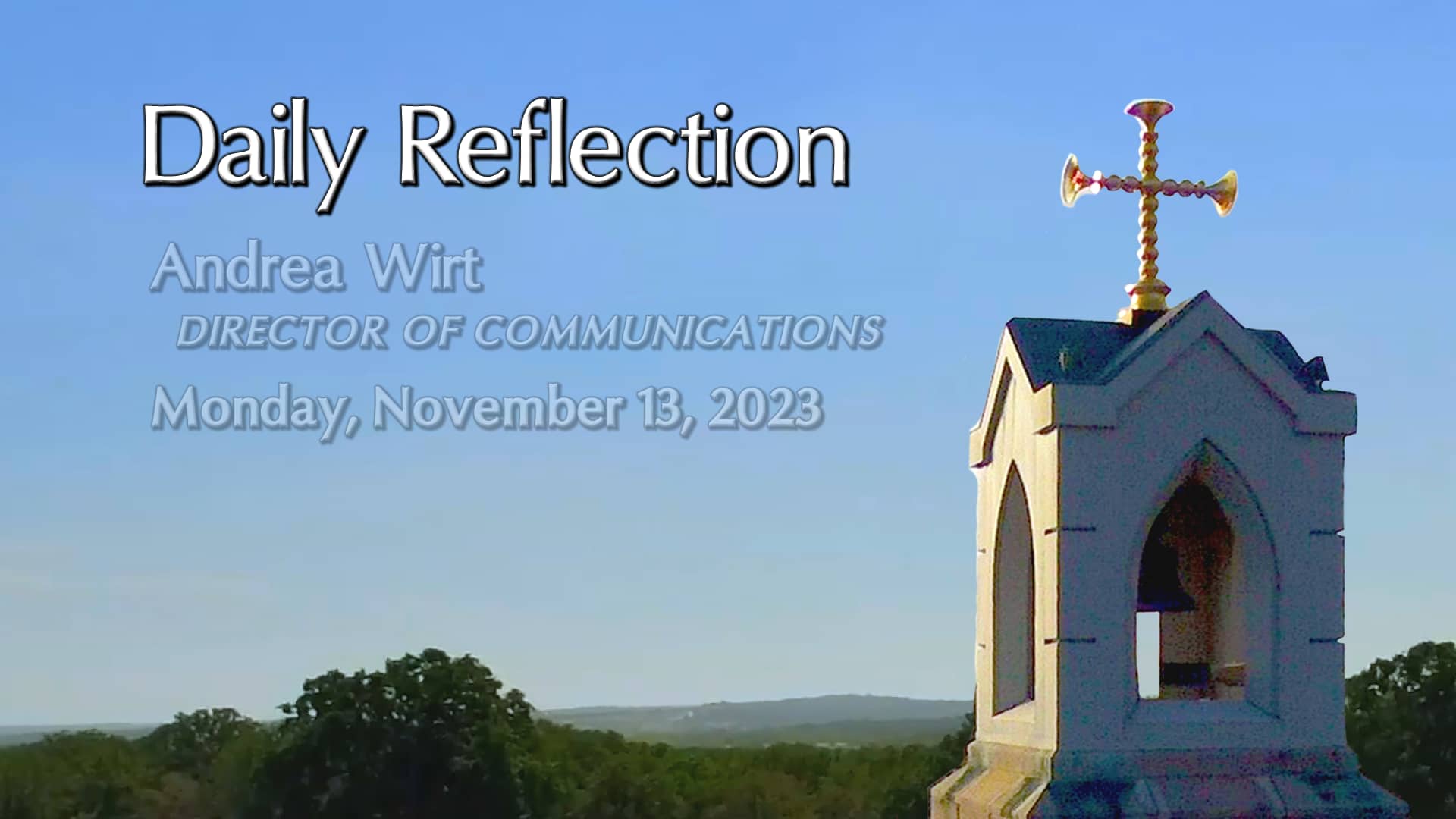 20231113 Mon Daily Reflection on Vimeo