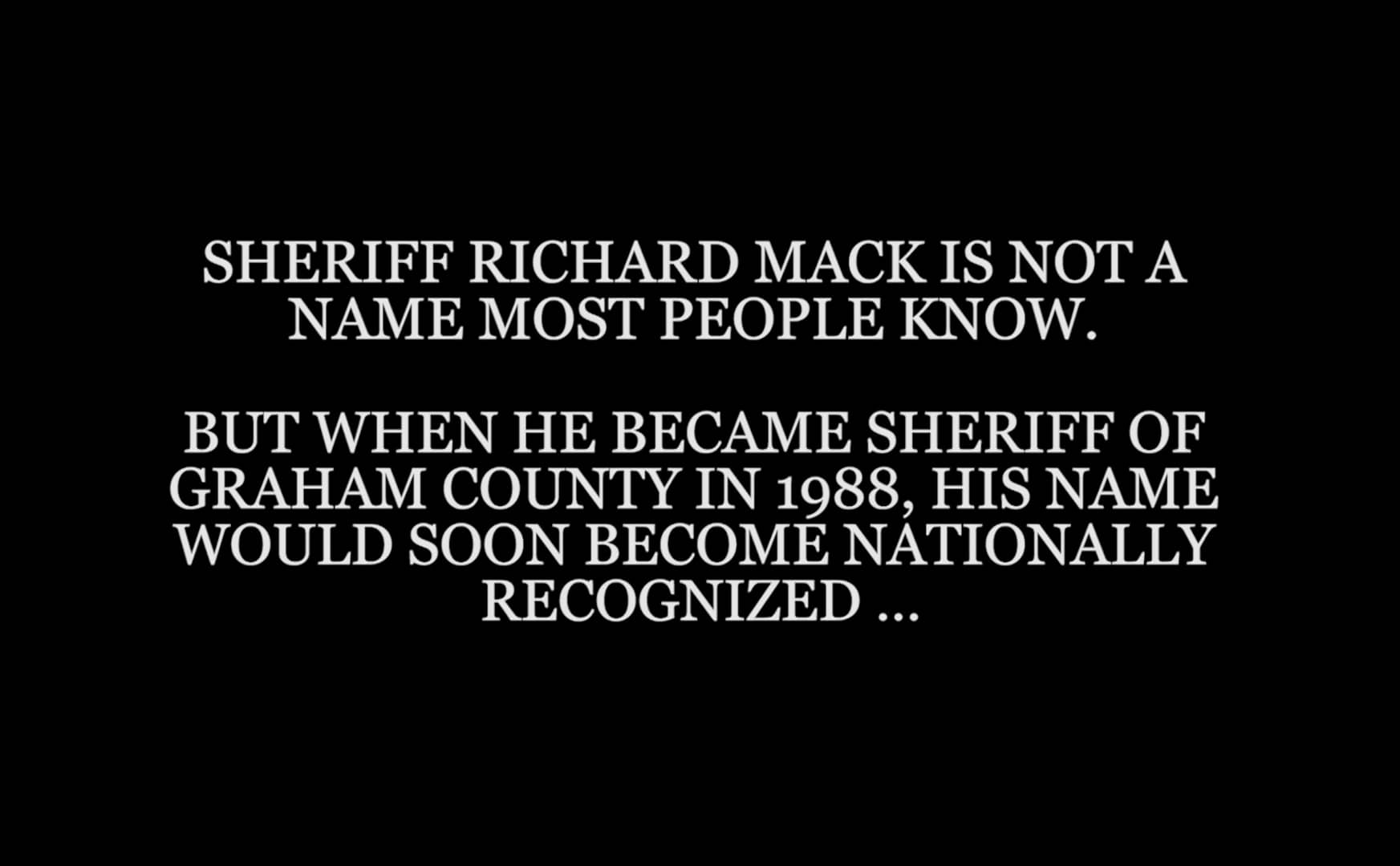 Sheriff Mack, Dave T. Hardy, Robert McWhirter, and David LaRue Explain ...