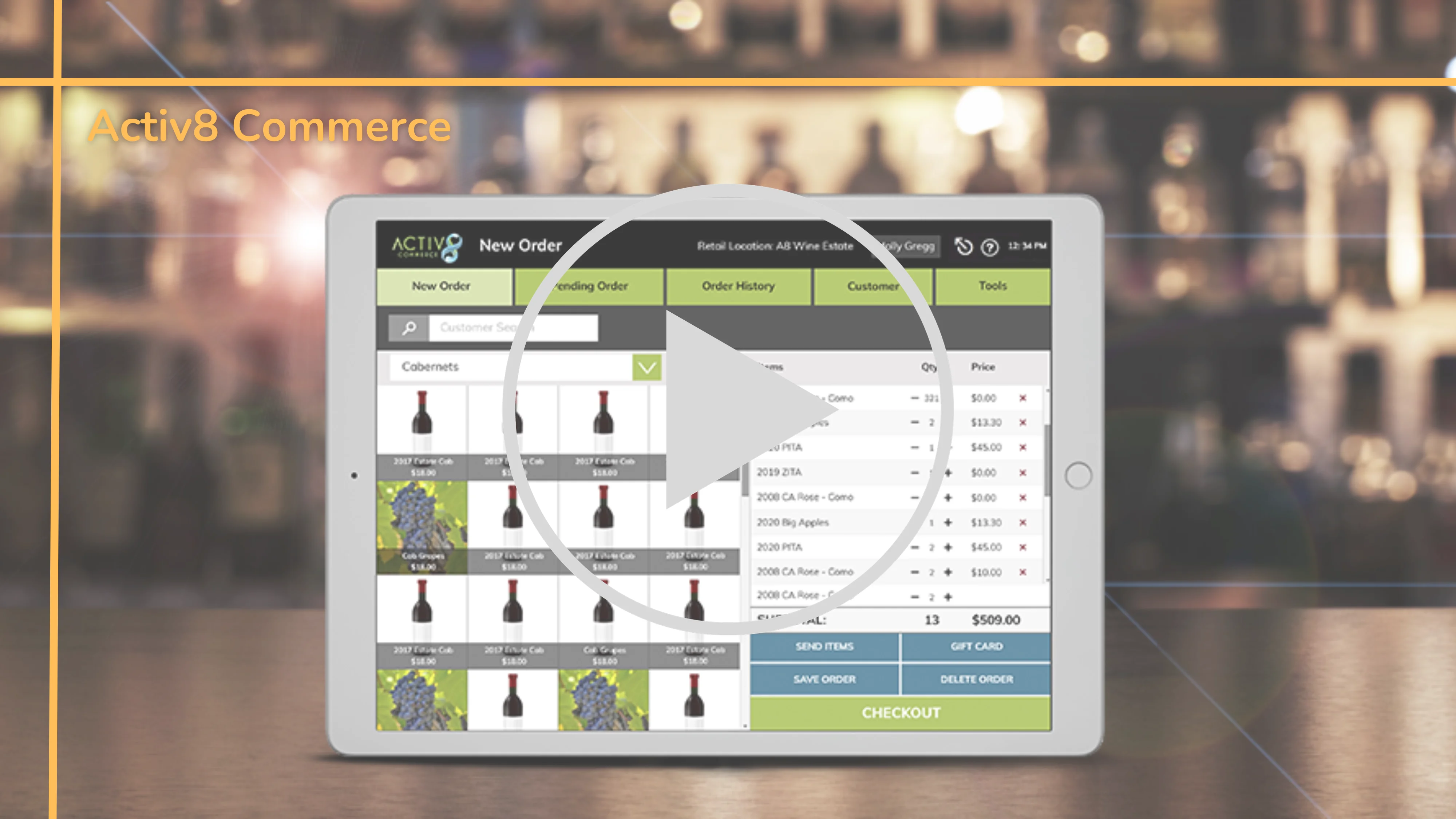 Activ8 POS: Login and create a Home Screen icon