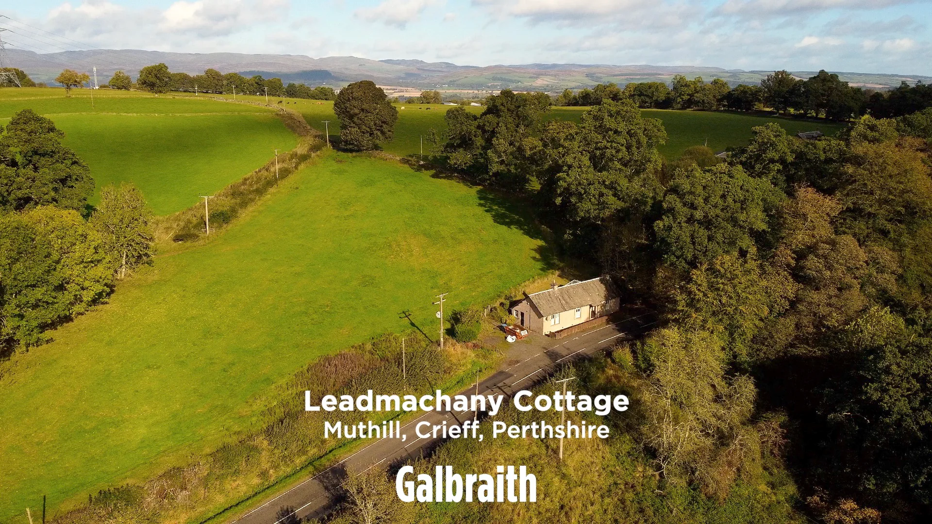 SCENEINVIDEO - Leadmachany Cottage, Muthill, Crieff, Perth and Kinross ...