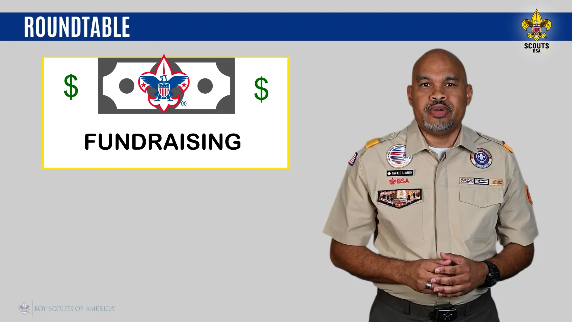 Scouts BSA Roundtable - Fundraising