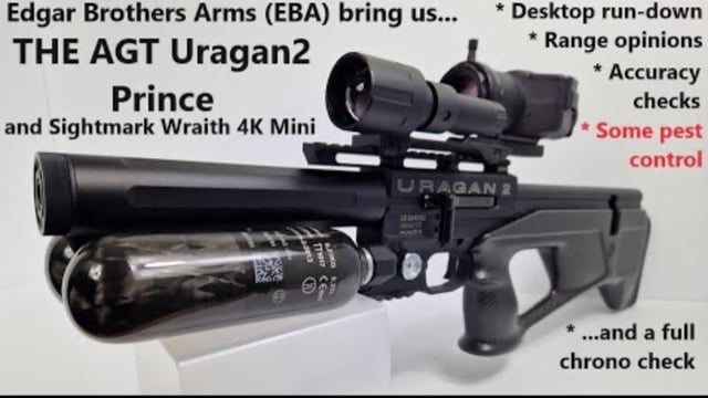 AGT Uragan2 Prince & Wraith 4K mini - full Review - Airgun101