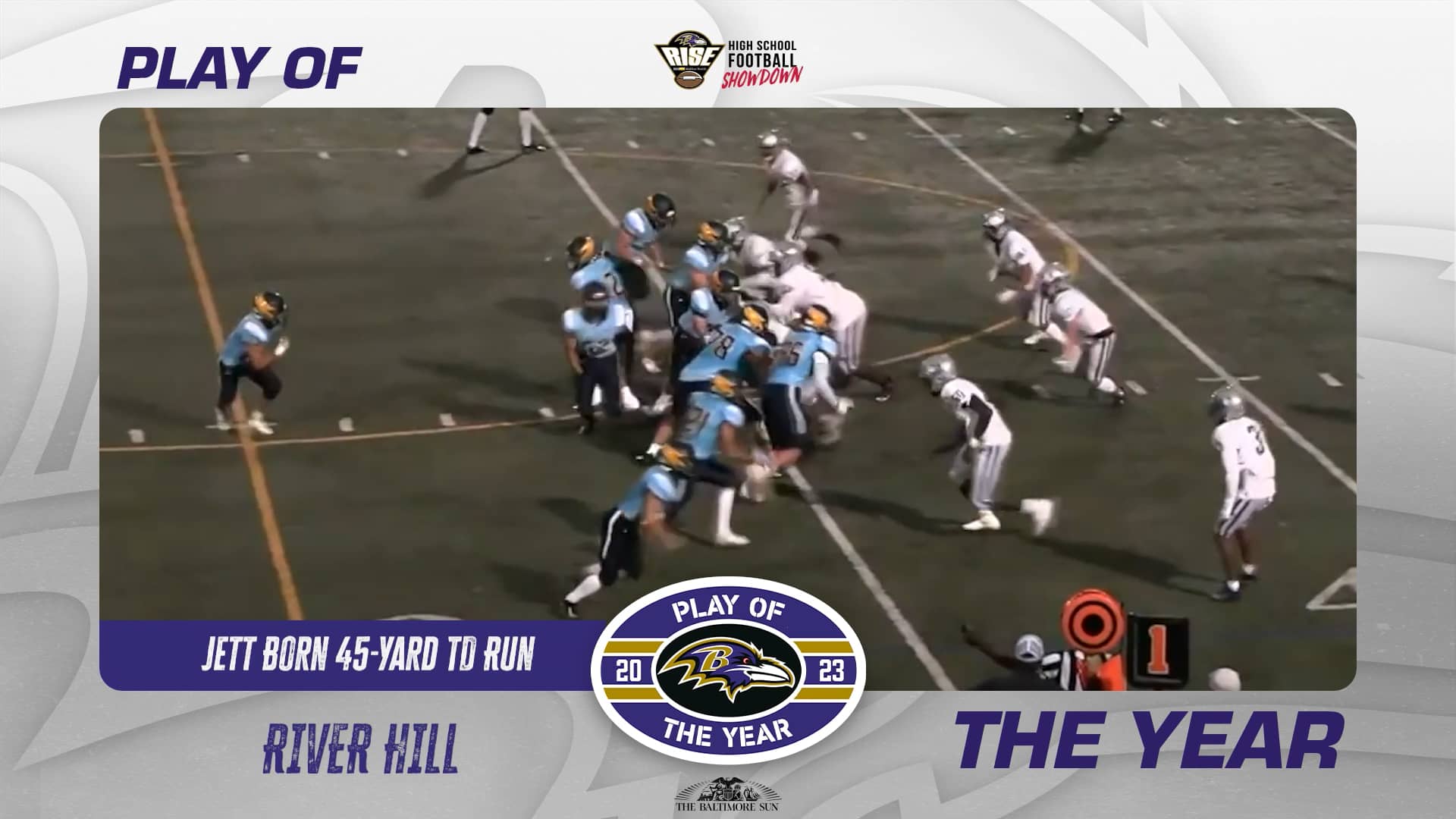 Jett Born (River Hill) 45-yard TD run on Vimeo