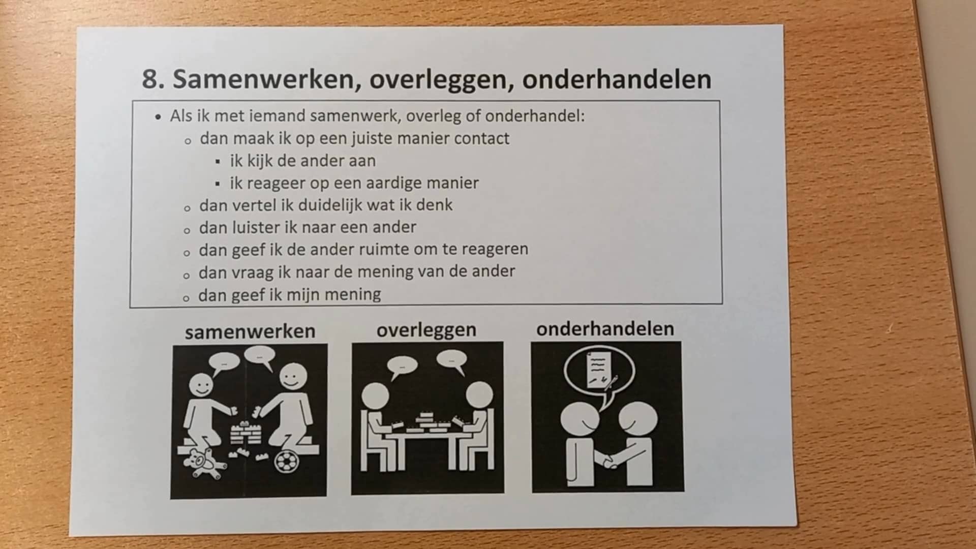 8. samenwerken, overleggen, onderhandelen on Vimeo