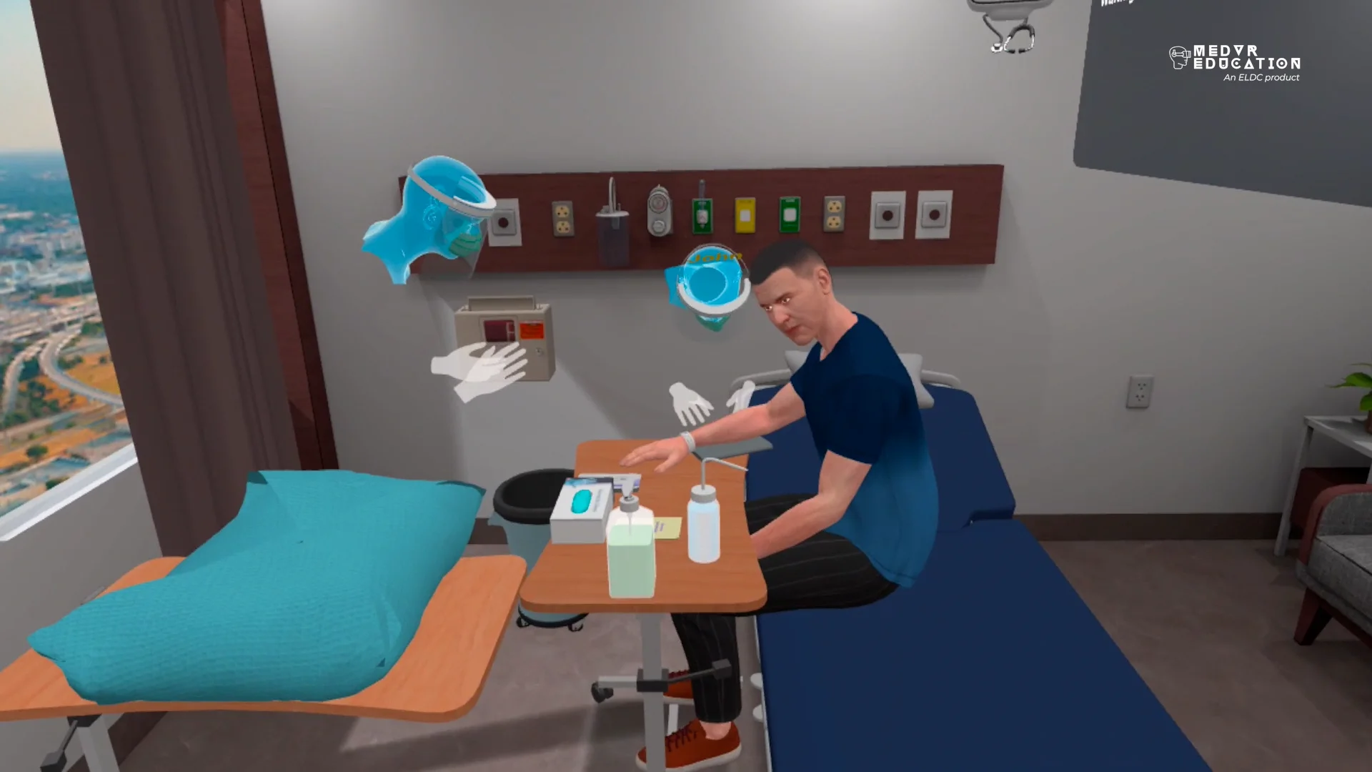 Simple Interrupted Suturing in VR