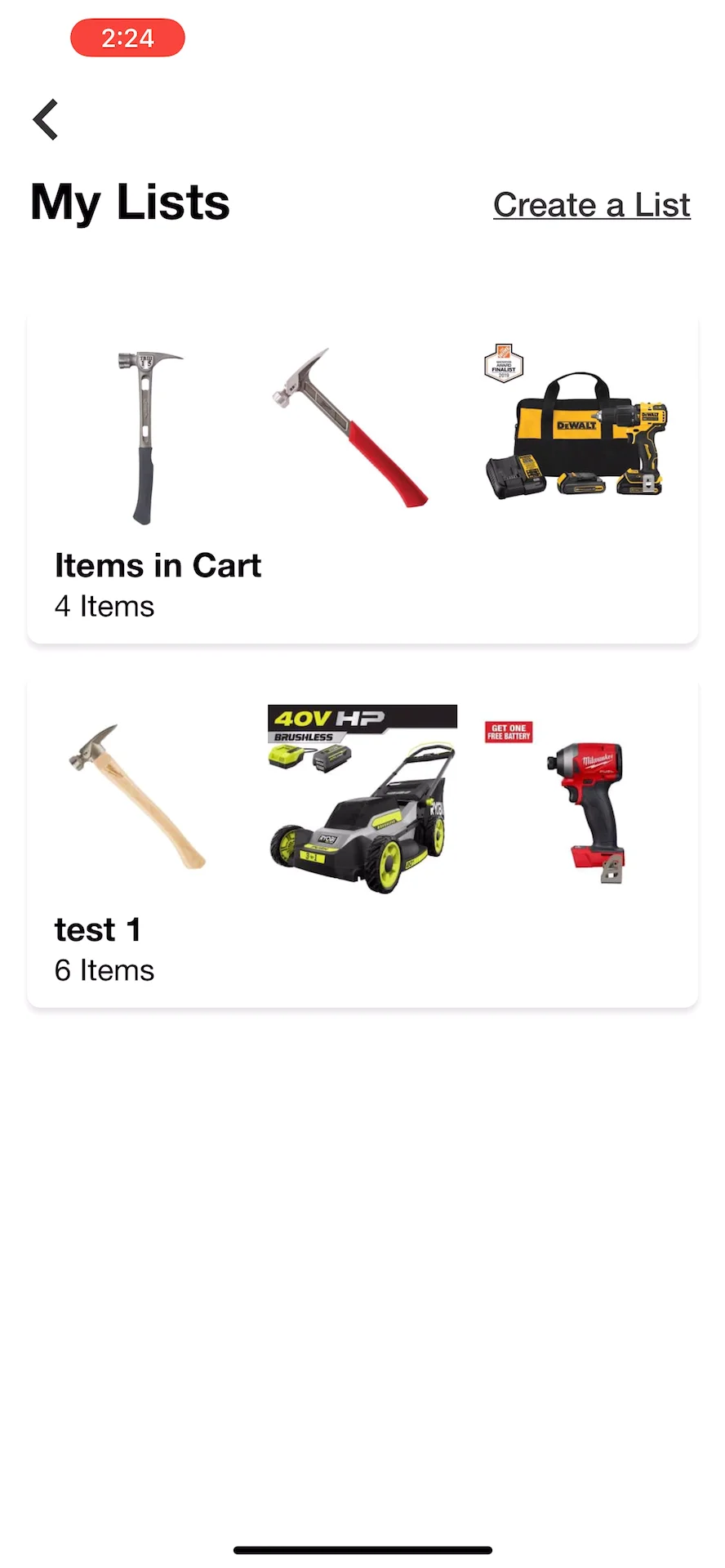The Home Depot - Map My List