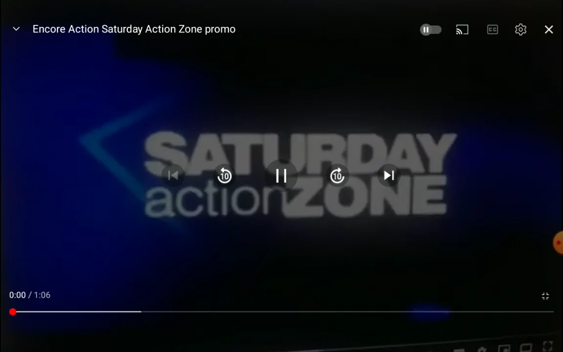 Encore Action Saturday Action Zone Promo 2007