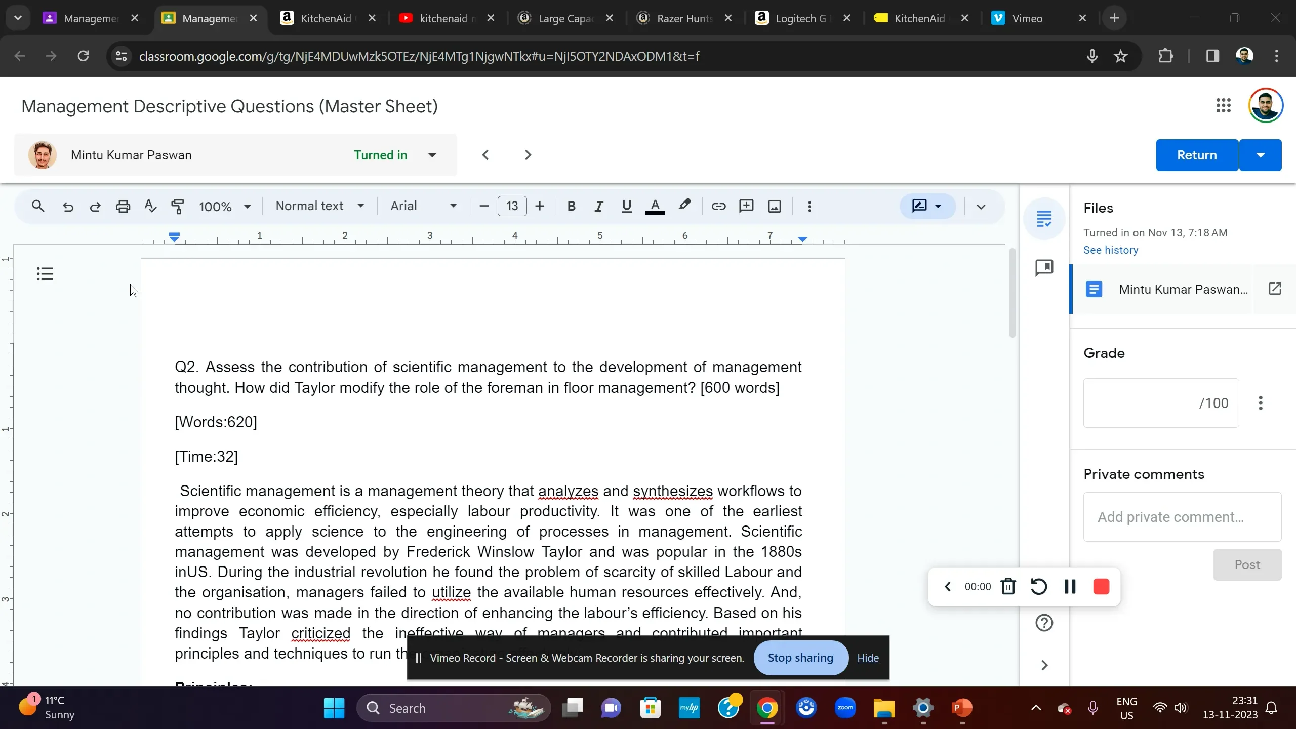 Mintu (Scientfic Management) - Average on Vimeo