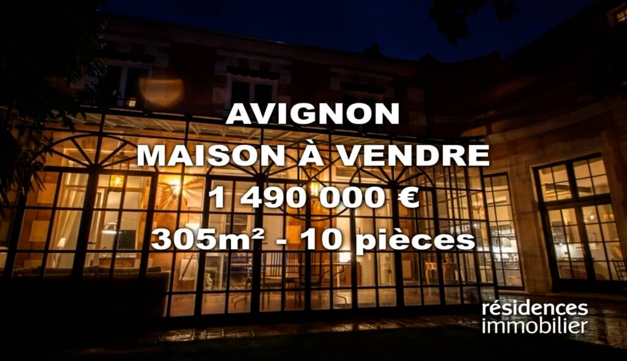 AVIGNON - MAISON À VENDRE - 1 490 000 € - 305 m² - 10 pièces on Vimeo