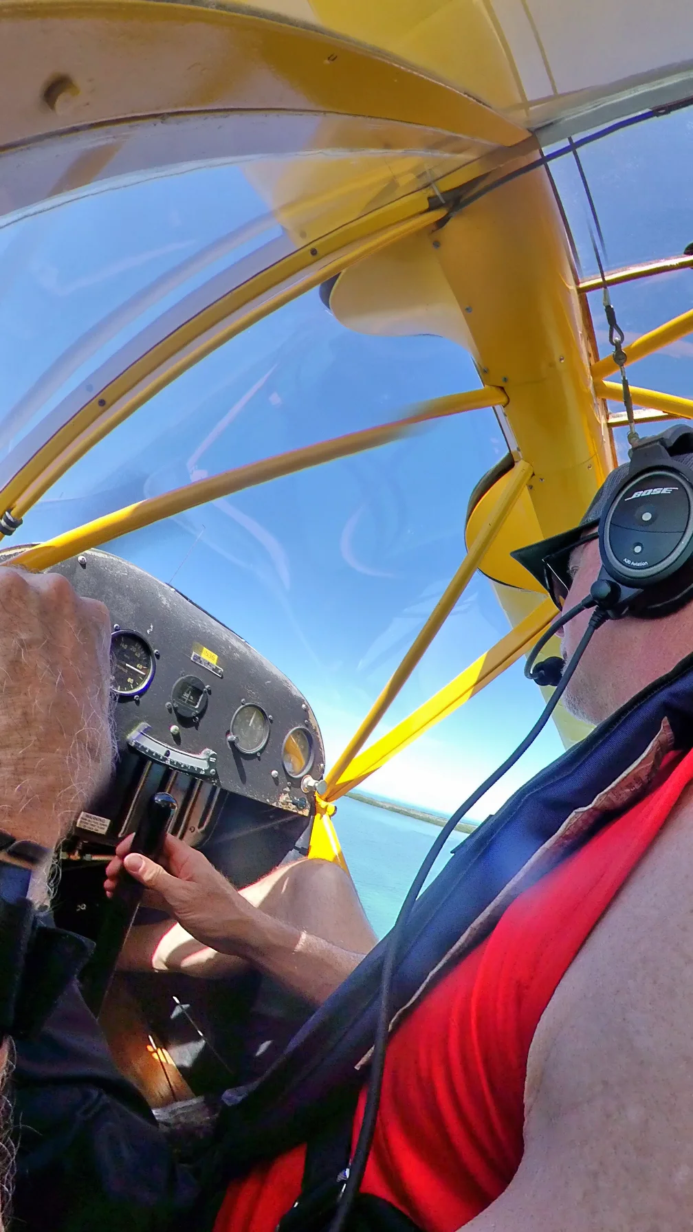Piper Cub flying over Florida Keys on Vimeo