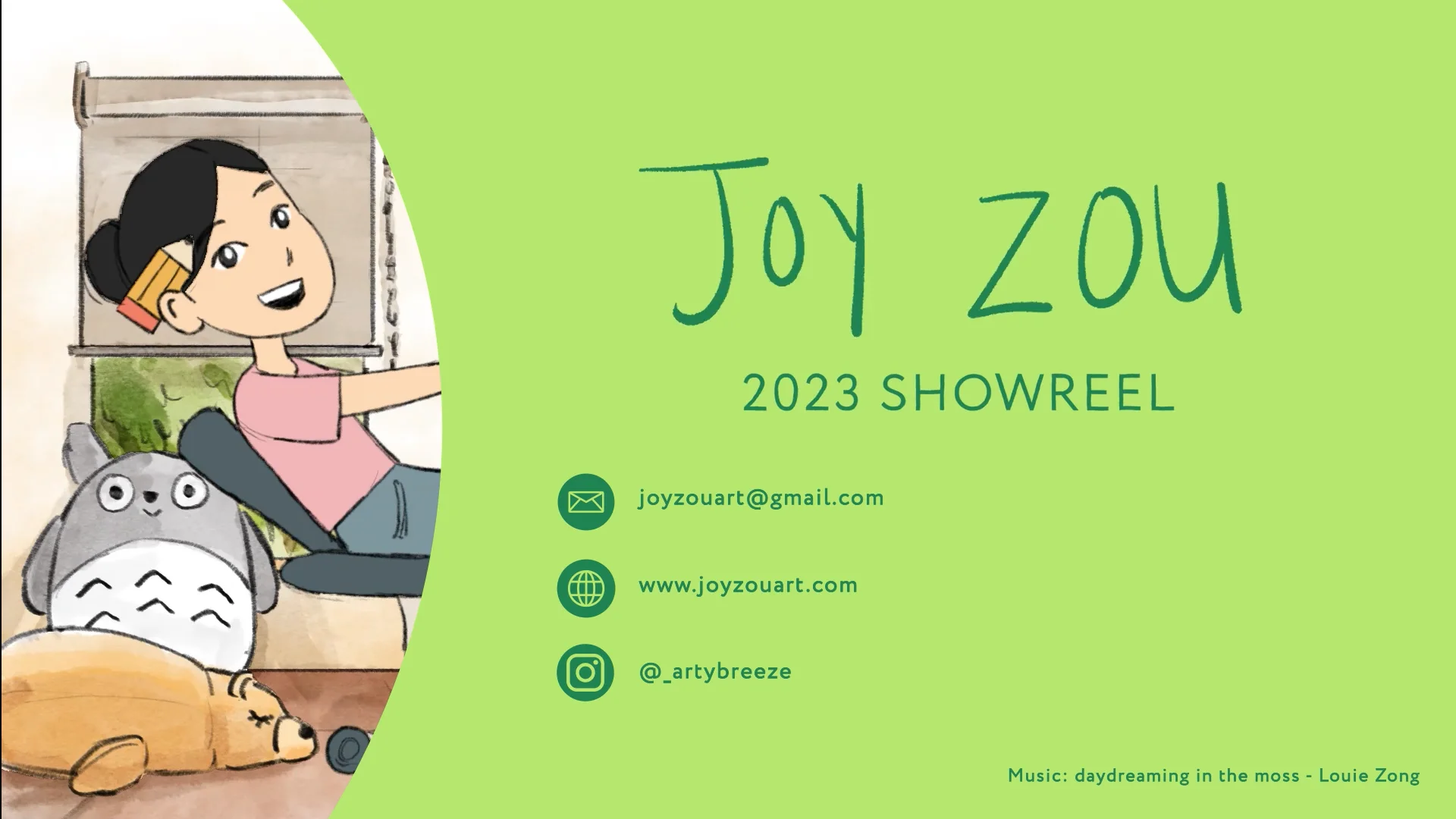 Joy Zou - Nov 2023 Animation Reel on Vimeo