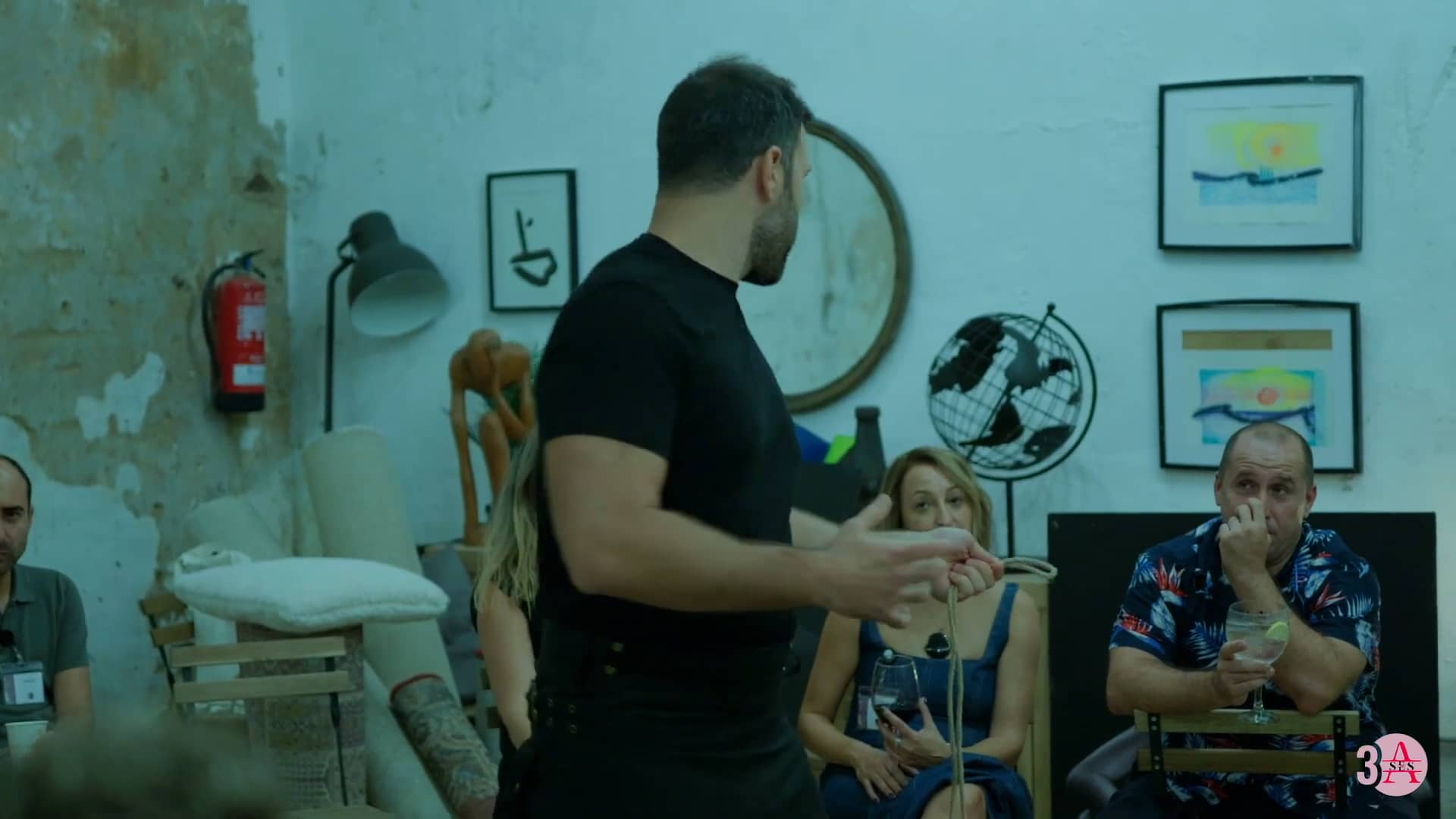 Show de Shibari en Trío de Ases on Vimeo