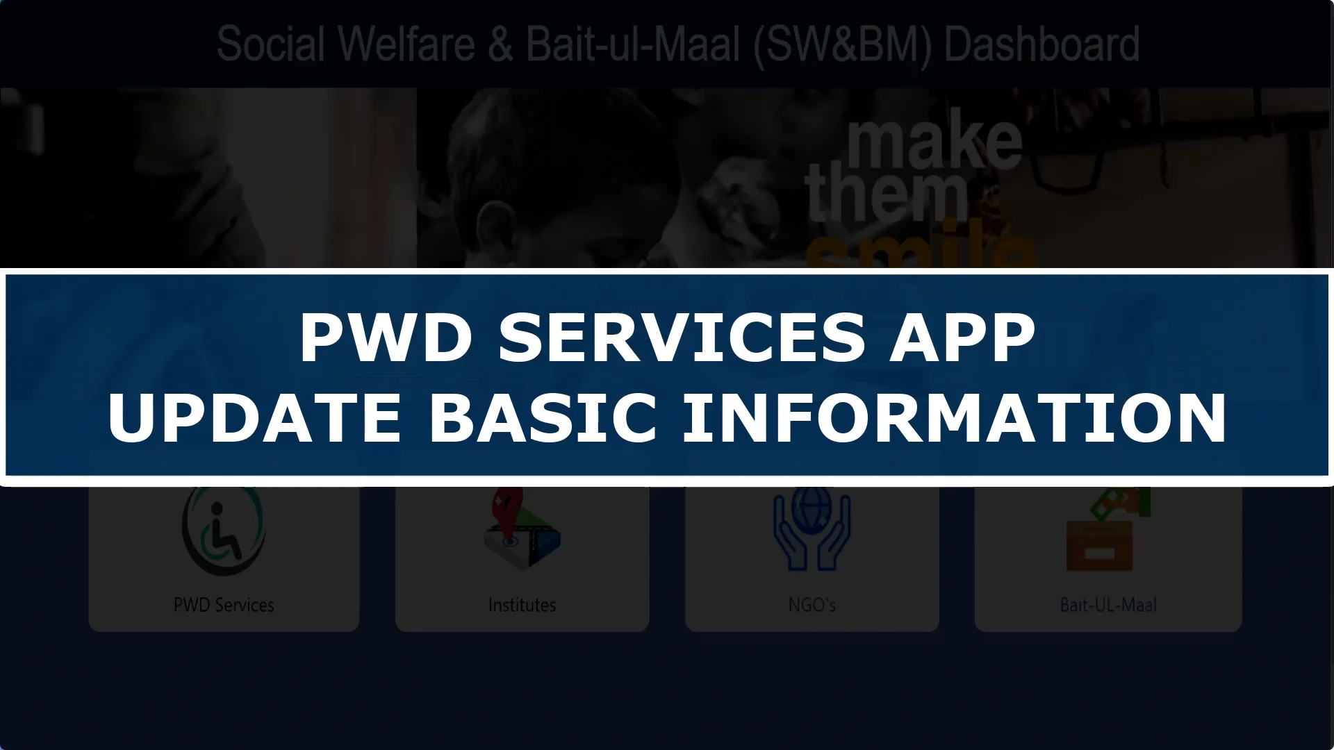 PWD's Services App (UPDATE BASIC INFO) on Vimeo