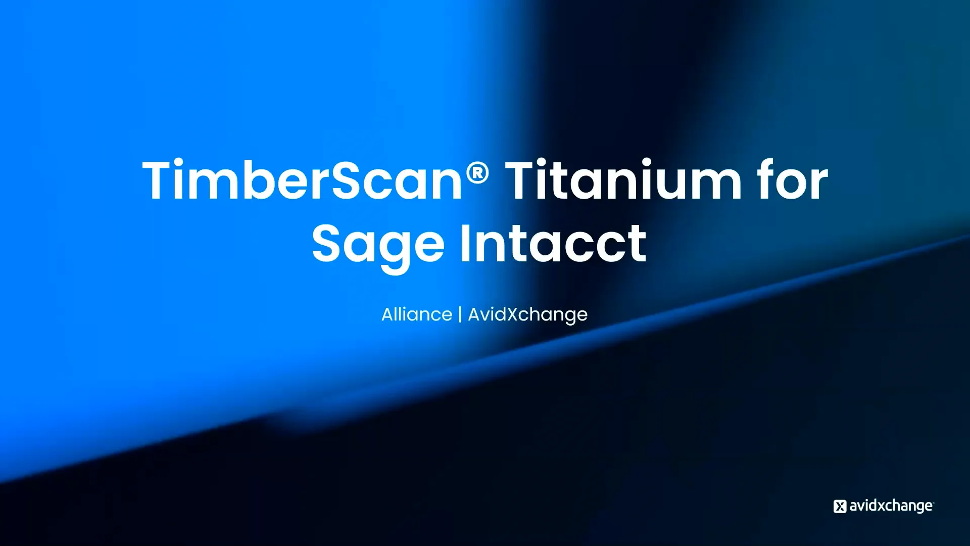 Timberscan Titanium: AP Automation for Sage Intacct 2023-10
