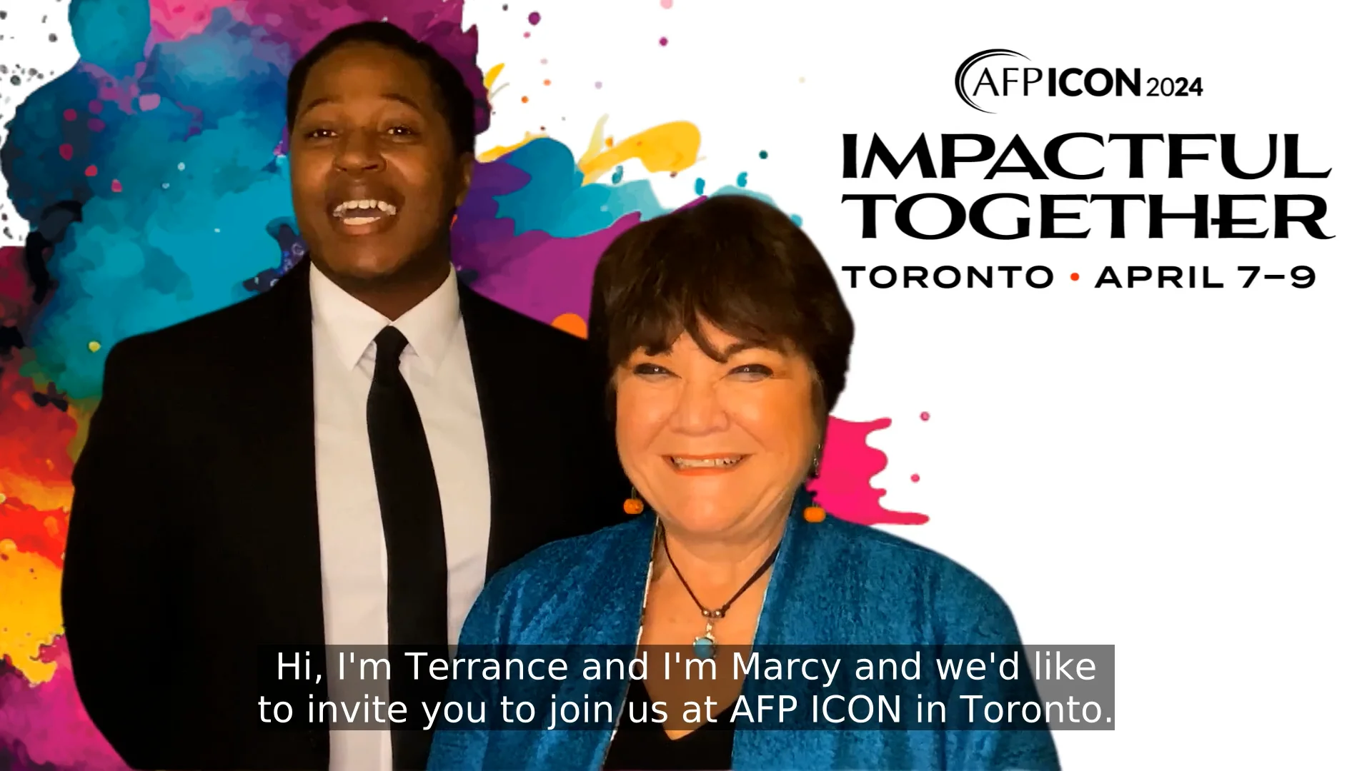 Terrance Hunter & Marcy Heim promote their ICON 2024 education session.