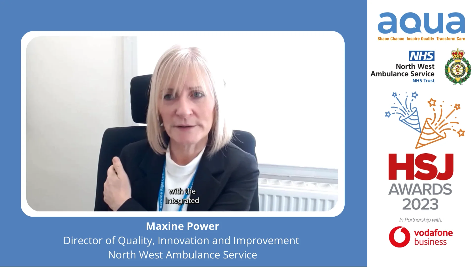 HSJ Awards- Maxine Power Partnerships on Vimeo