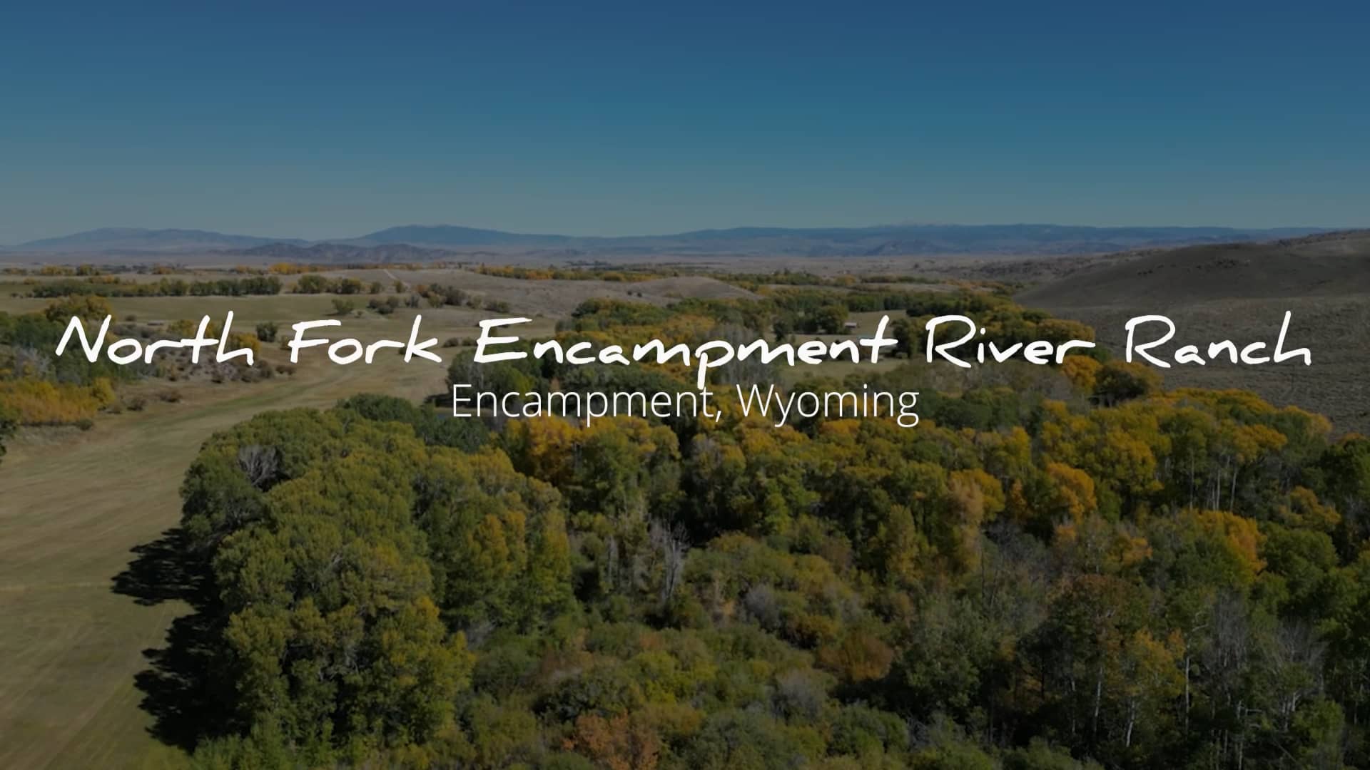 North Fork Encampment River Ranch on Vimeo