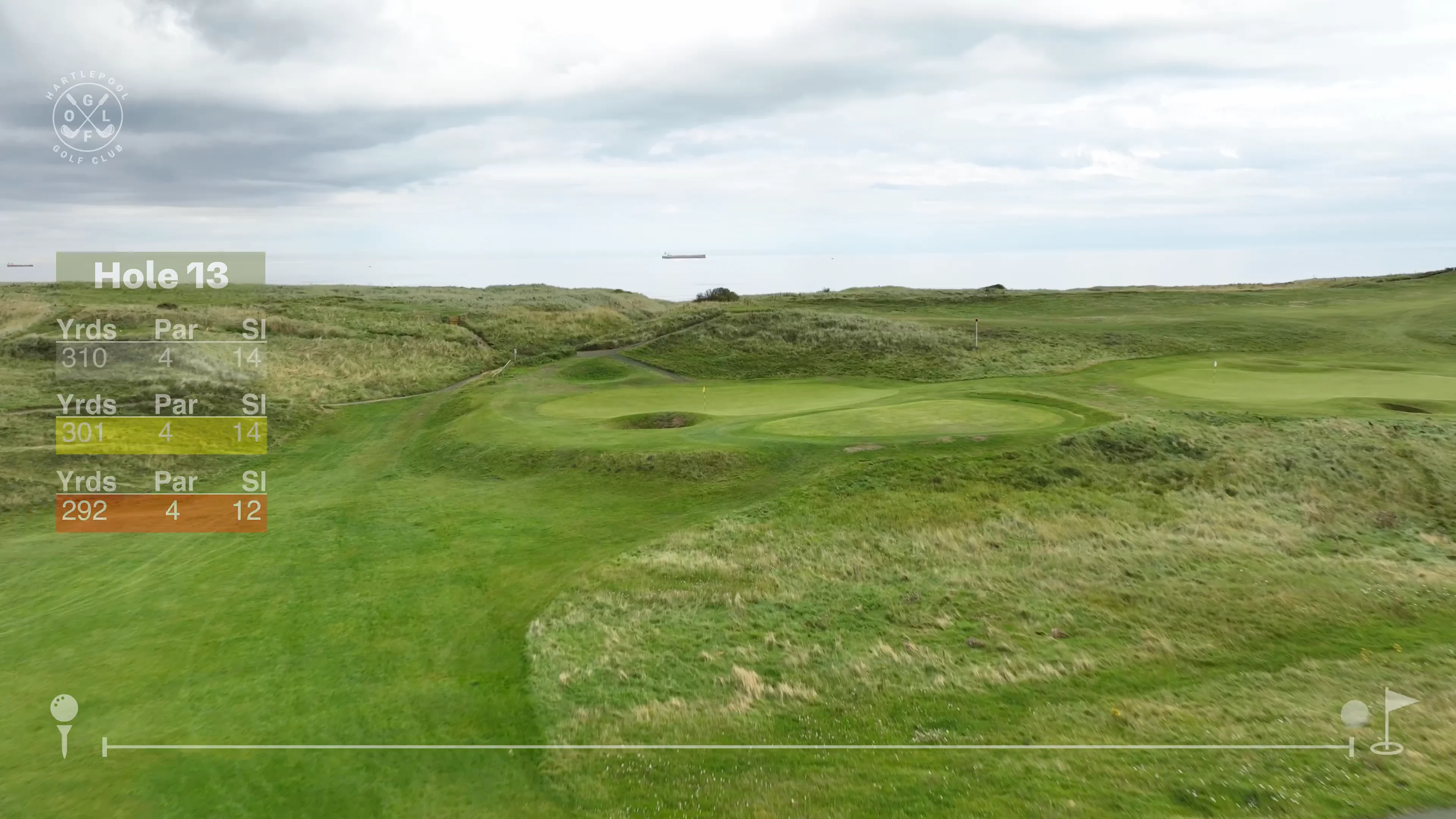 HOLE 13 - Hartlepool Golf Club on Vimeo
