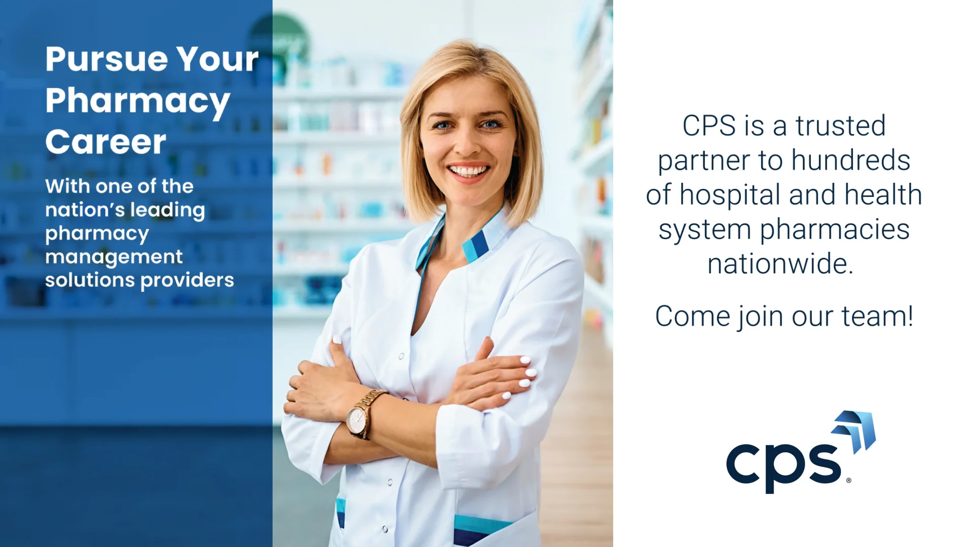 Careers in Pharmacy - CPS Recruiting | Pursue Your Pharmacy Career ...